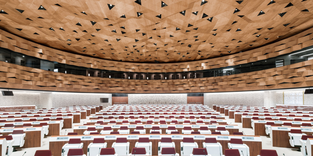 ONU – Salle du Qatar (Salle XIX) - AER Acousticiens Experts